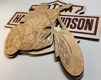 Harley Davidson Reclaimed Timber Sign - Etsy