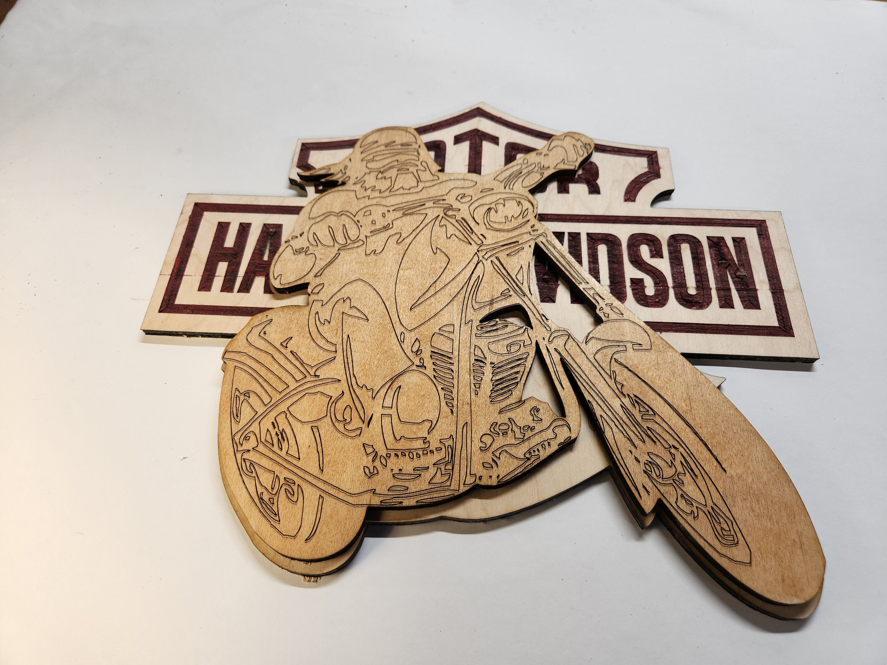 3D Harley Davidson Sign - Etsy