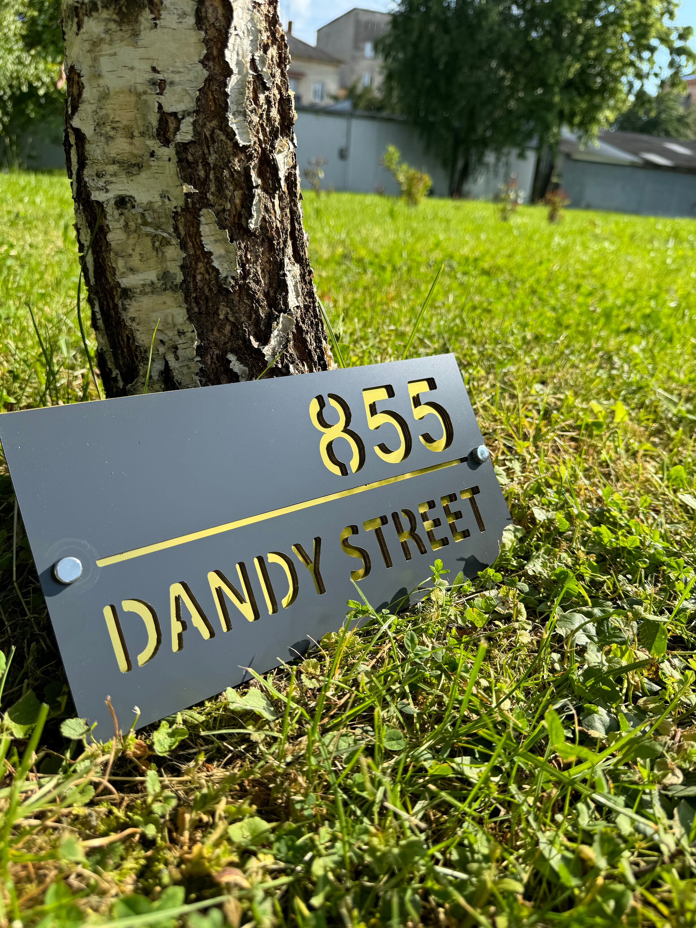 House Sign, House Number Plate, Metal Apartment Number, House Address ...