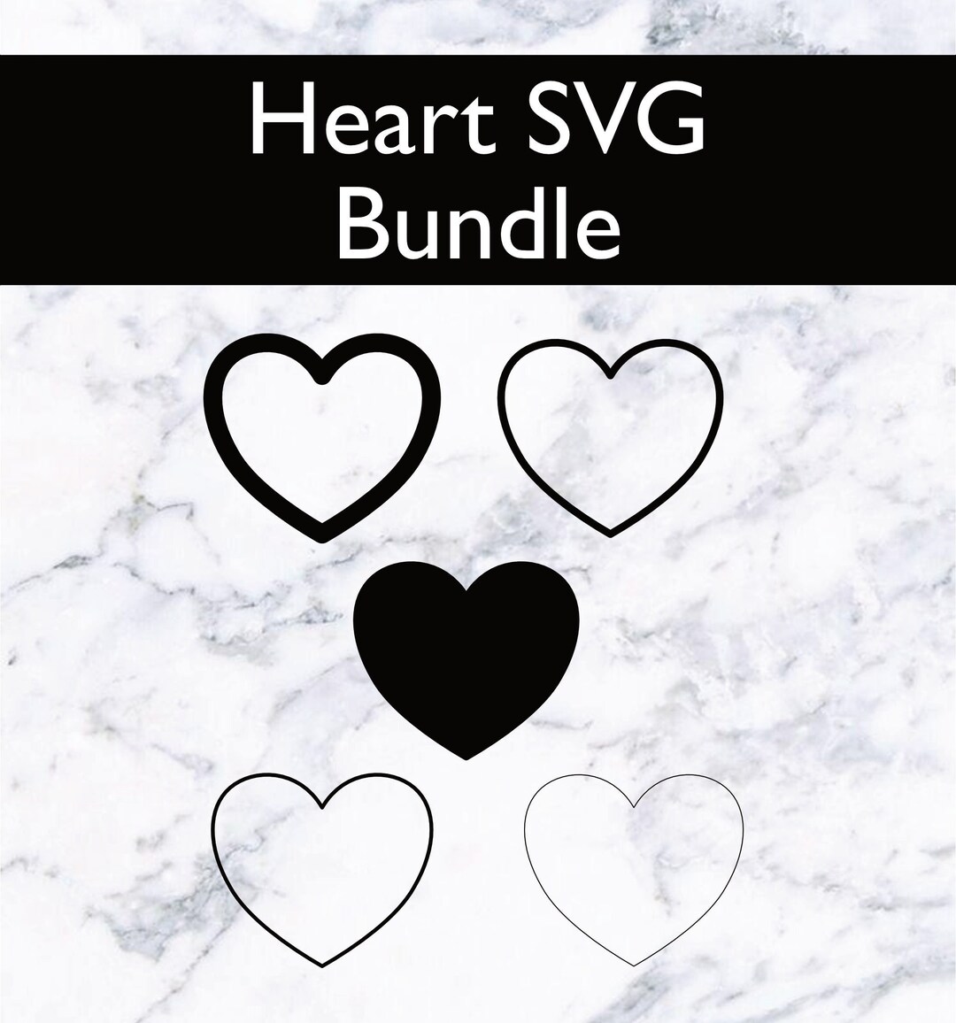 Heart SVG Bundle: Instant Download for Crafty Creations - Heart SVG ...