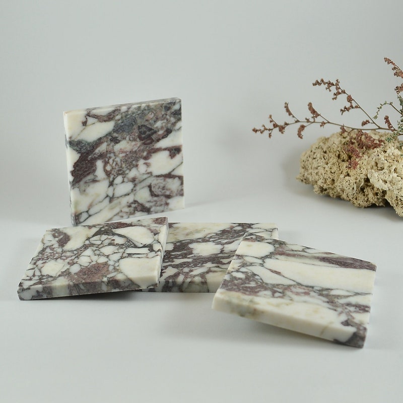 Marble Coasters - Etsy