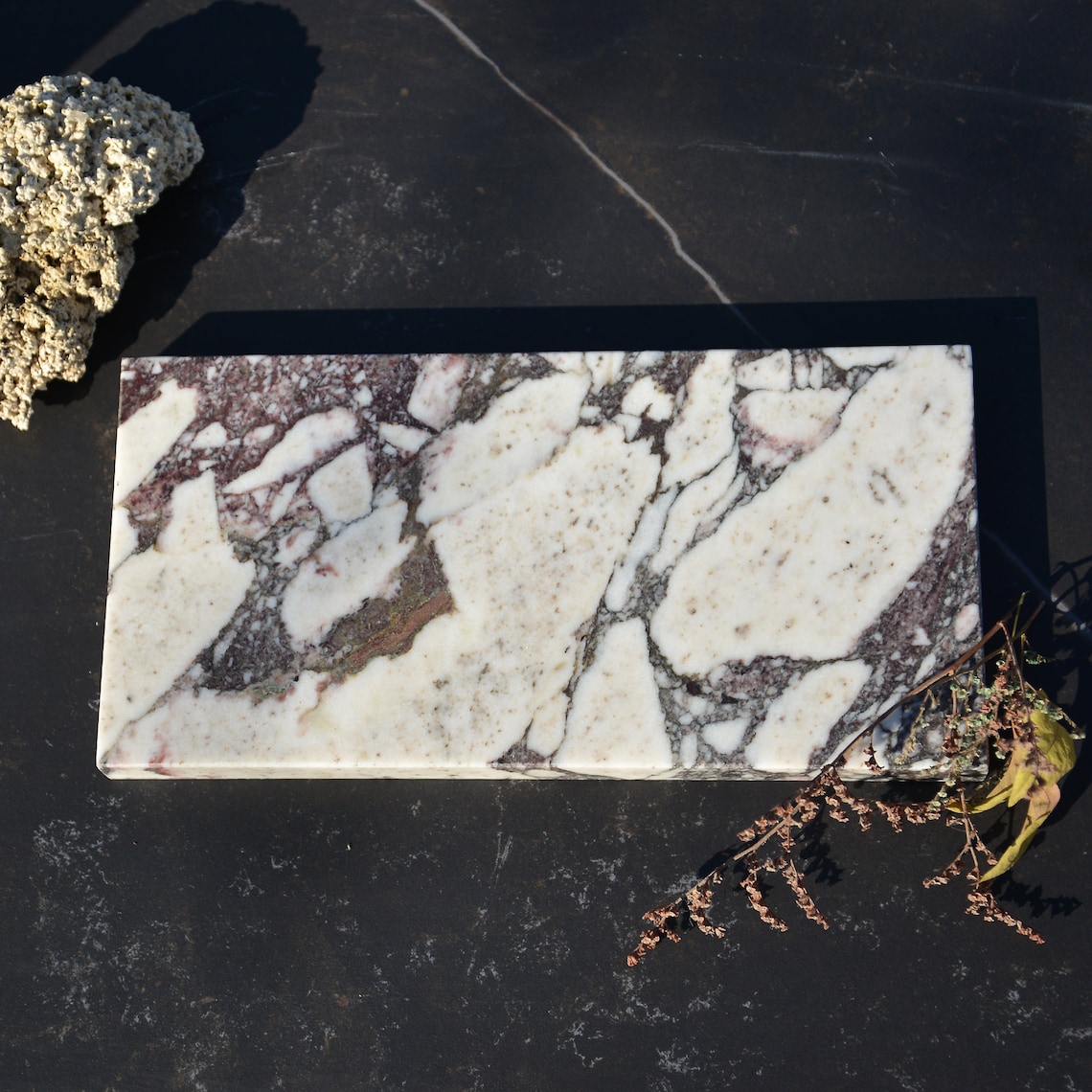 Calacatta Viola Tray, Perfume Tray, Custom Platter, Custom Marble ...