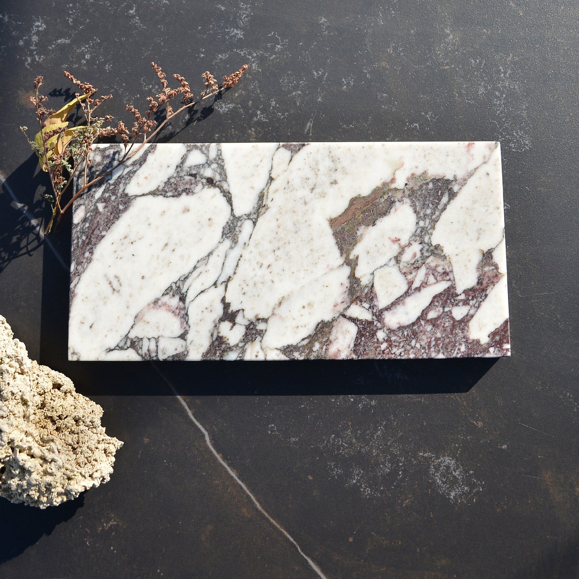Calacatta Viola Tray, Perfume Tray, Custom Platter, Custom Marble ...