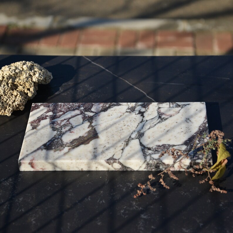 Calacatta Viola Tray, Perfume Tray, Custom Platter, Custom Marble ...