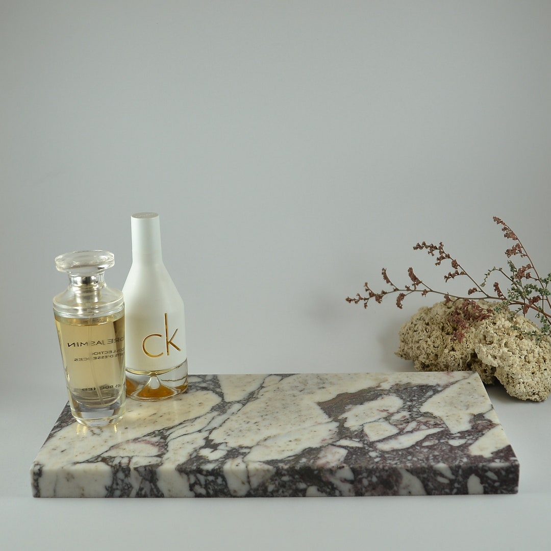Calacatta Viola Tray, Perfume Tray, Custom Platter, Custom Marble ...