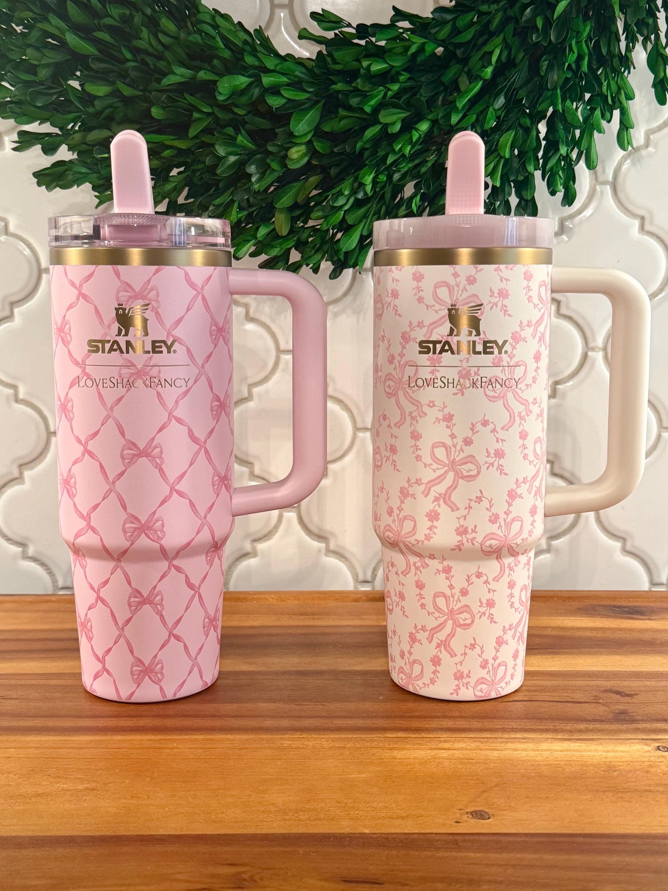 30oz and 40oz Engraved Personalized Love Shack Fancy Stanley Monogram ...