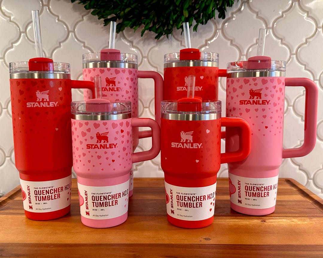 20oz 30oz 40oz Stanley Tumbler Valentine’s Limited Edition Engraved ...