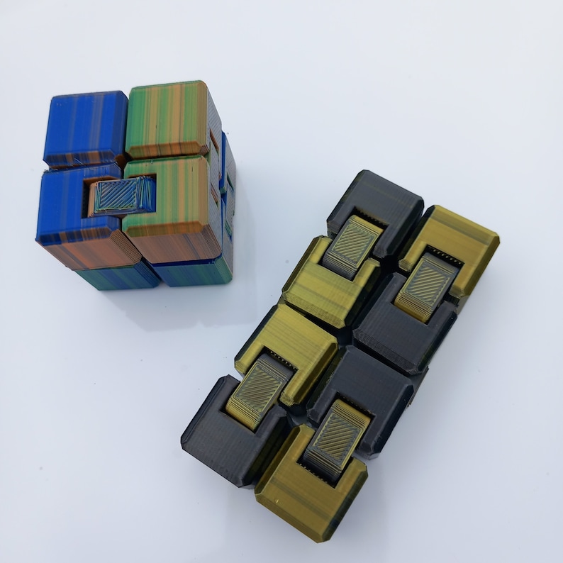 3d Printed Infinity Cube, Fun Fidget, A Great Desk Toy, Fidget Cube ...