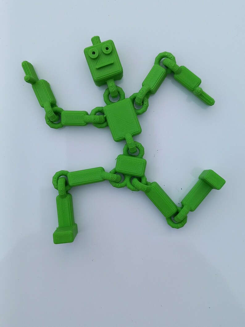 Articulated 3d Printed Fidget Toy, Ragdoll, Fun Toy, Mini Figure, 3d ...