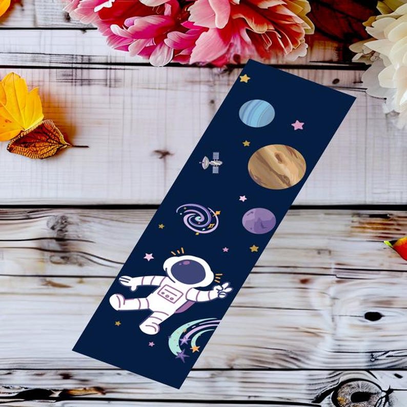 Space Themed Printable Bookmarks for Kids,educational Positive ...