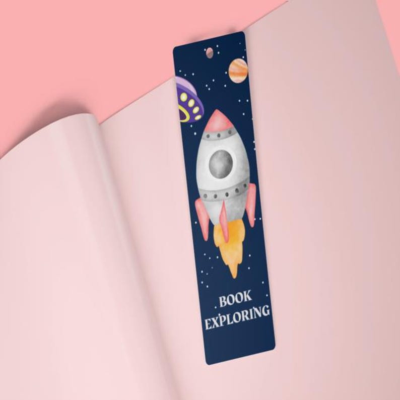 Space Themed Printable Bookmarks for Kids,educational Positive ...