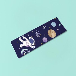 Space Themed Printable Bookmarks for Kids,educational Positive ...