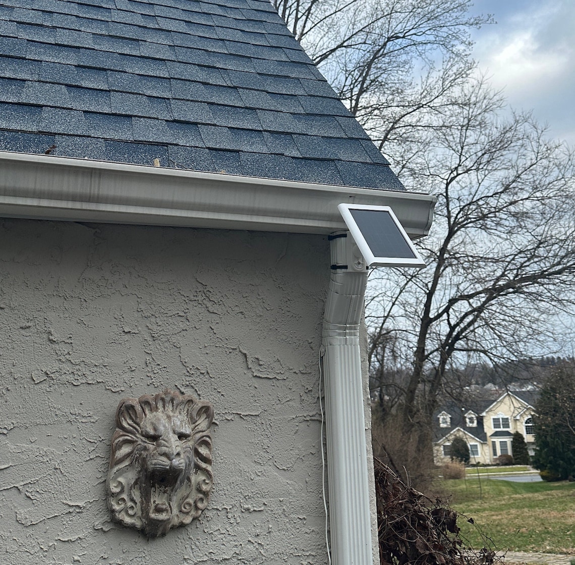 RING Solar Panel - Downspout Mount - Etsy