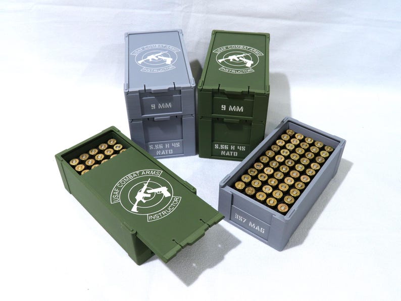 Stacking Ammo Box - USAF Combat Arms Instructor - Etsy