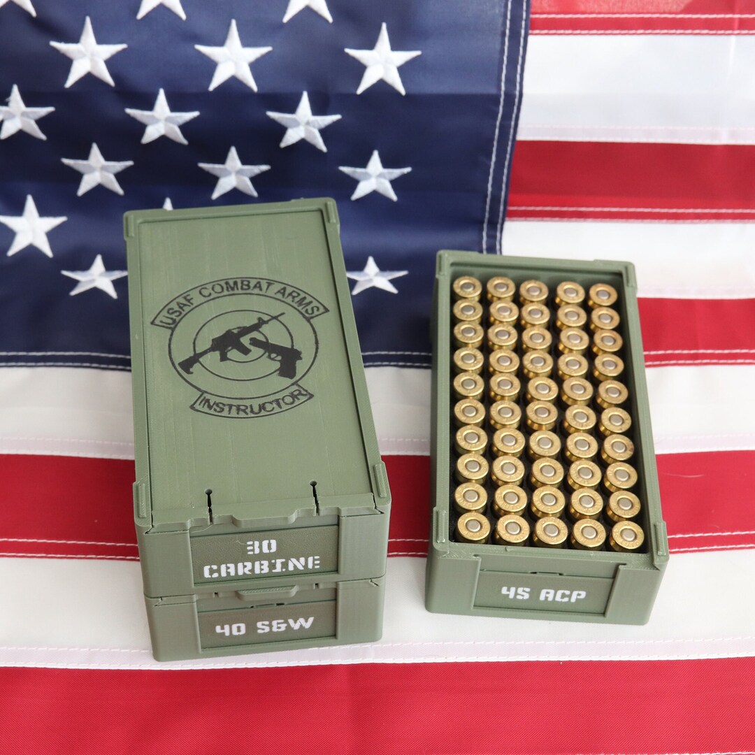 Stacking Ammo Box USAF Combat Arms Instructor - Etsy
