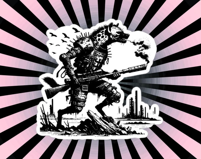 Cute Cyberpunk Cyborg Medusa Gothic Vinyl Waterproof Sticker, Dreamcore ...