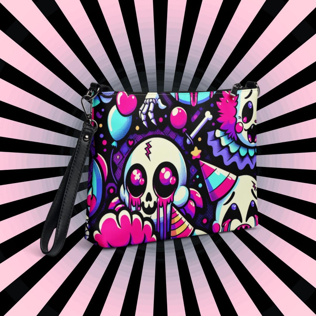 Creepy Cute Neon Goth Horror Punkrock Bubble Ghosts Weirdcore Pastel ...