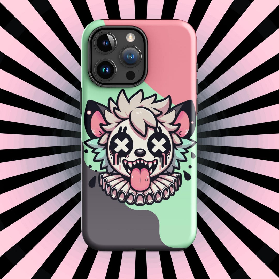 Creepy Cute Weirdcore Gore Hyena Clown Clowncore Grunge Pastel Goth ...