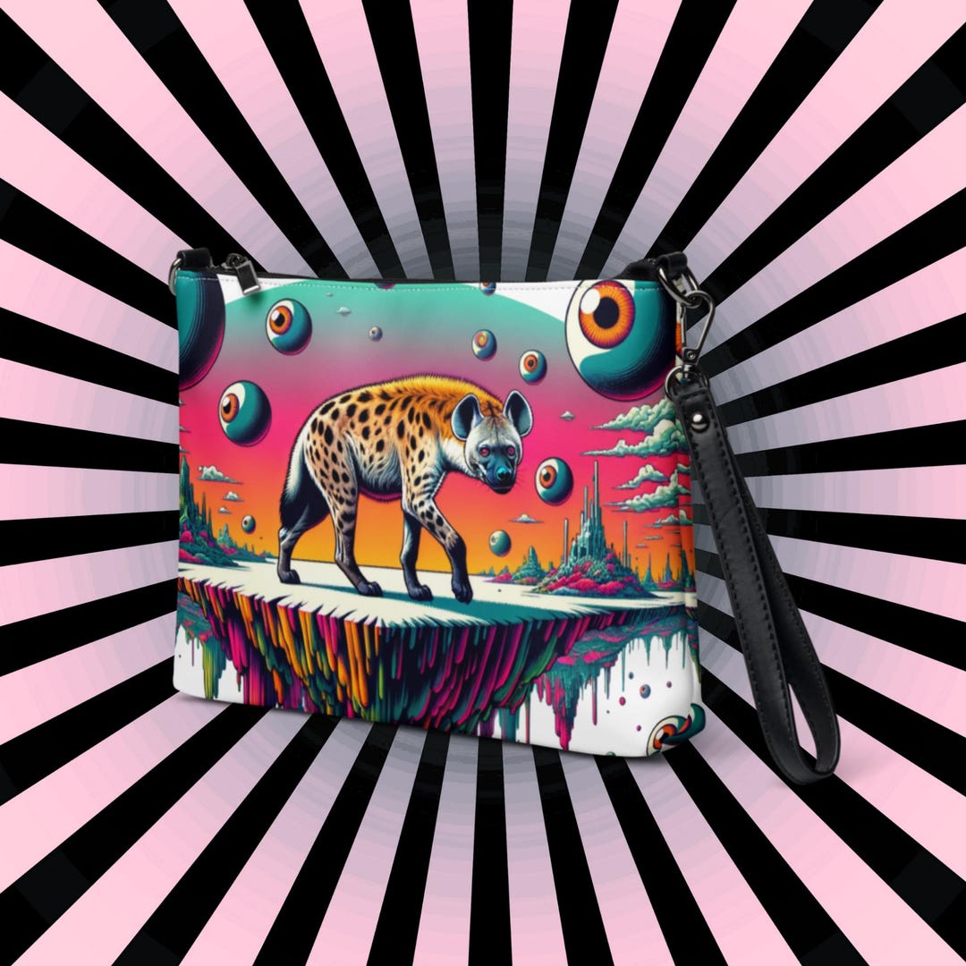 Neon Goth Creepy Cute Weirdcore Strange Realm Hyena Eyeballs Punkrock ...