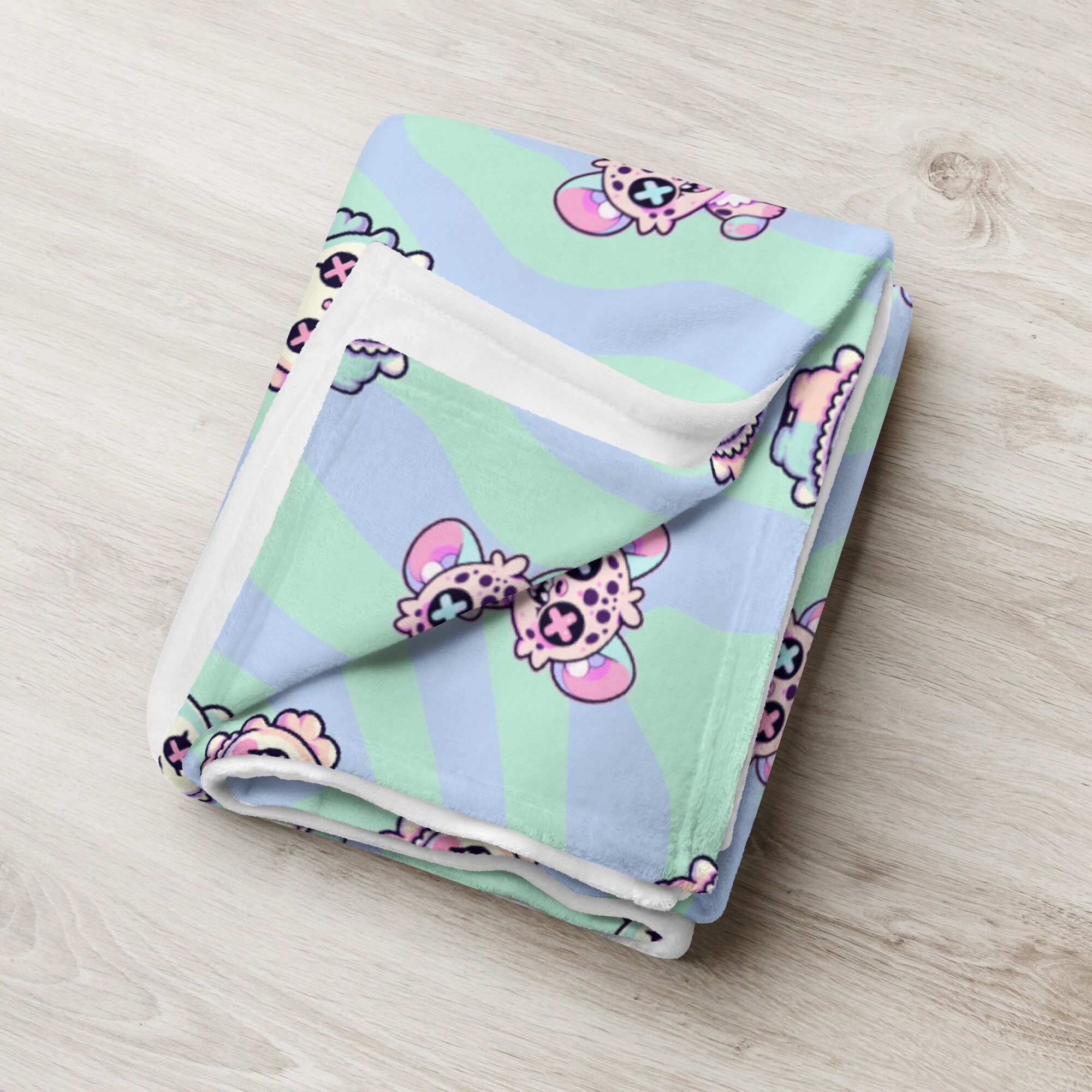 Creepy Cute Clowncore Weirdcore Hyena & Clown Friends Pattern Pastel ...