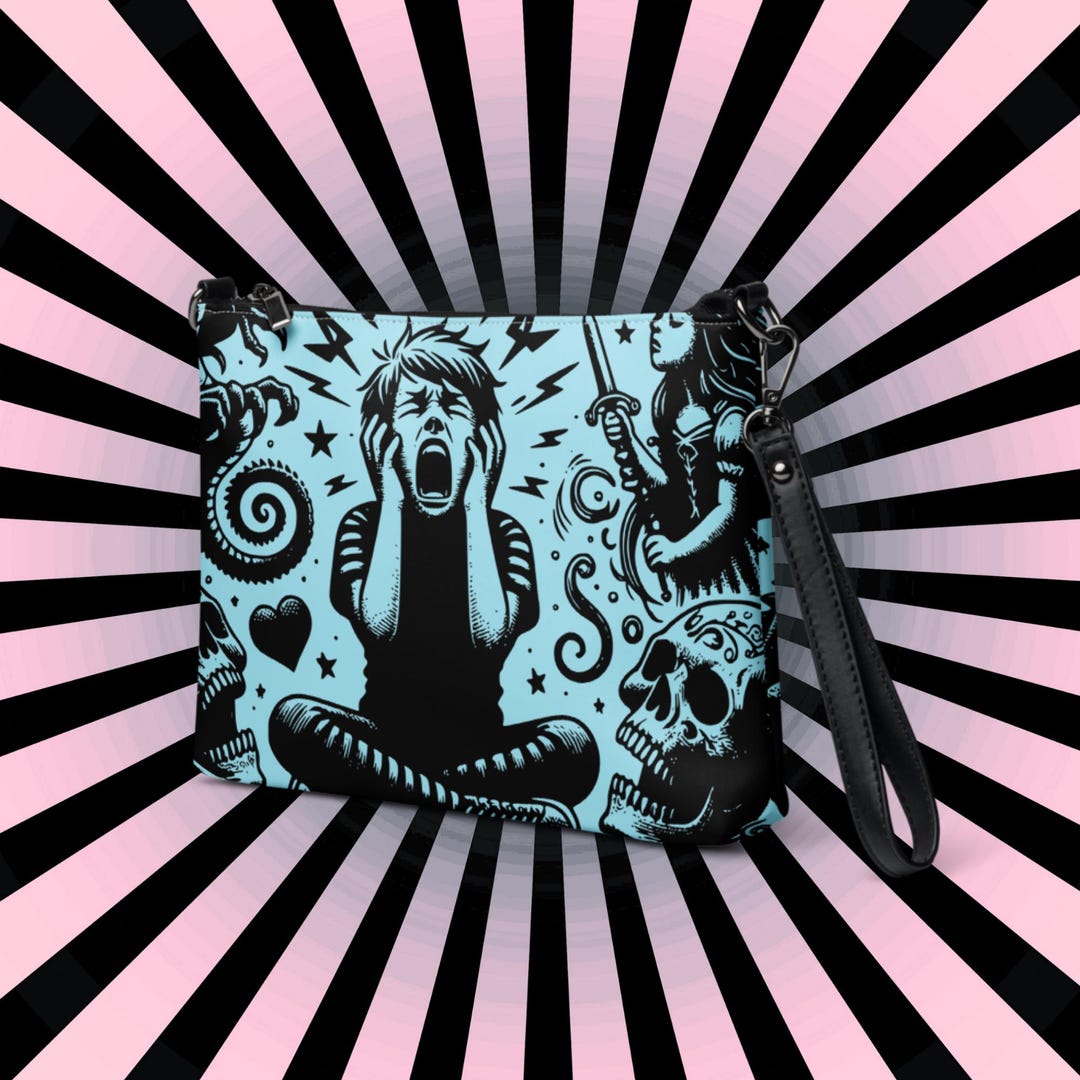 Goth Kid Screaming Nightmare Weirdcore Dreamscape Punkrock Bag Gothic ...