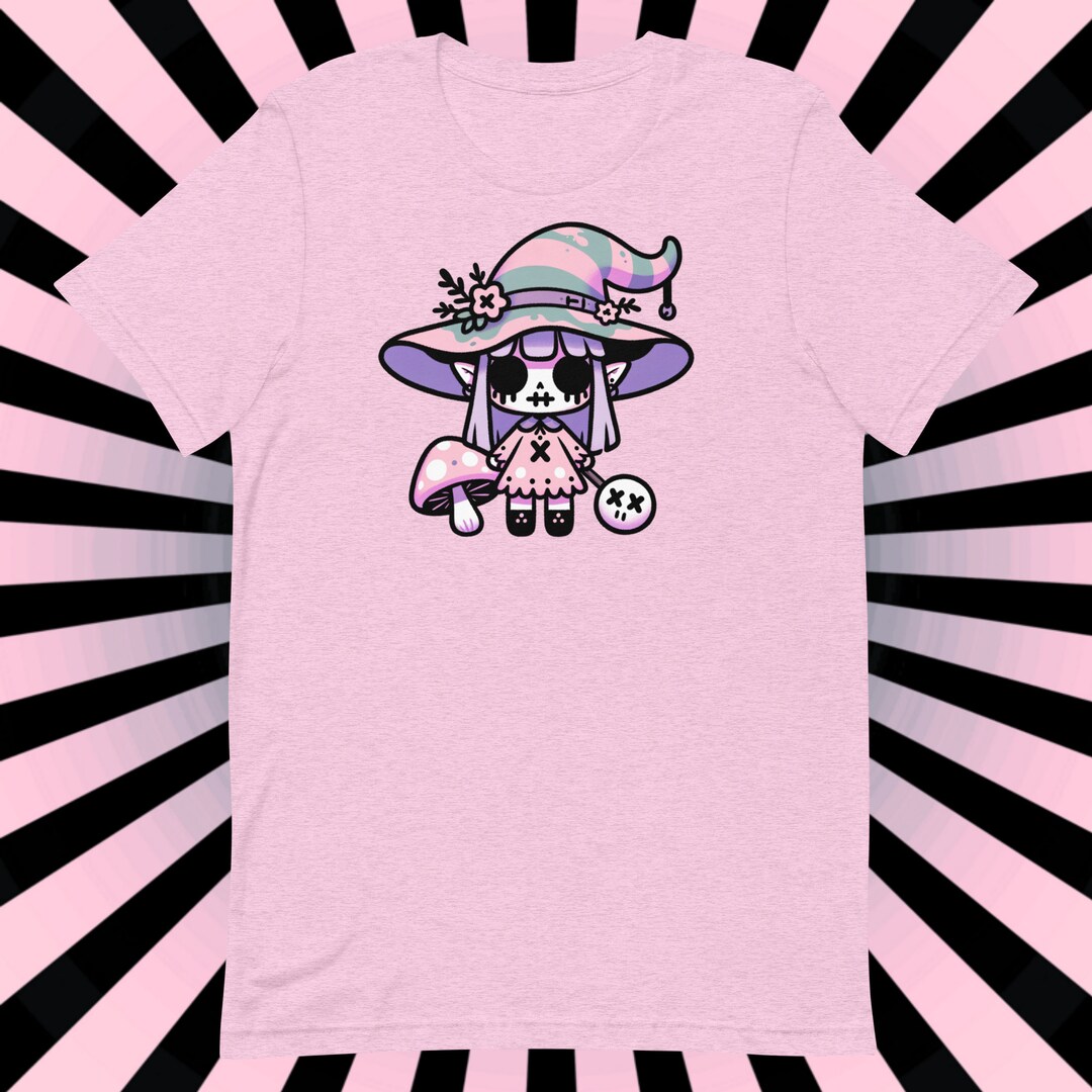 Weirdcore Pastel Goth Grunge Gore Creepy Cute Darkcore Mushroom Elf T ...