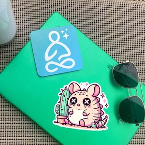 Pastel Goth Armadillo Vinyl Sticker: Weirdcore Grunge Waterproof Decal ...