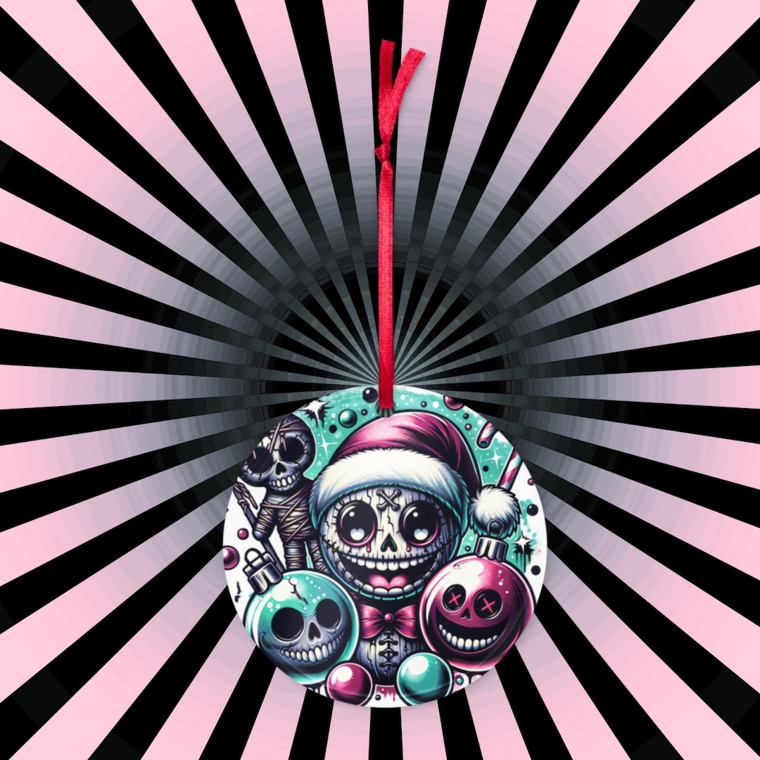 Spooky Cute Horror Holiday Christmas Nightmare Haunted Voodoo Doll ...