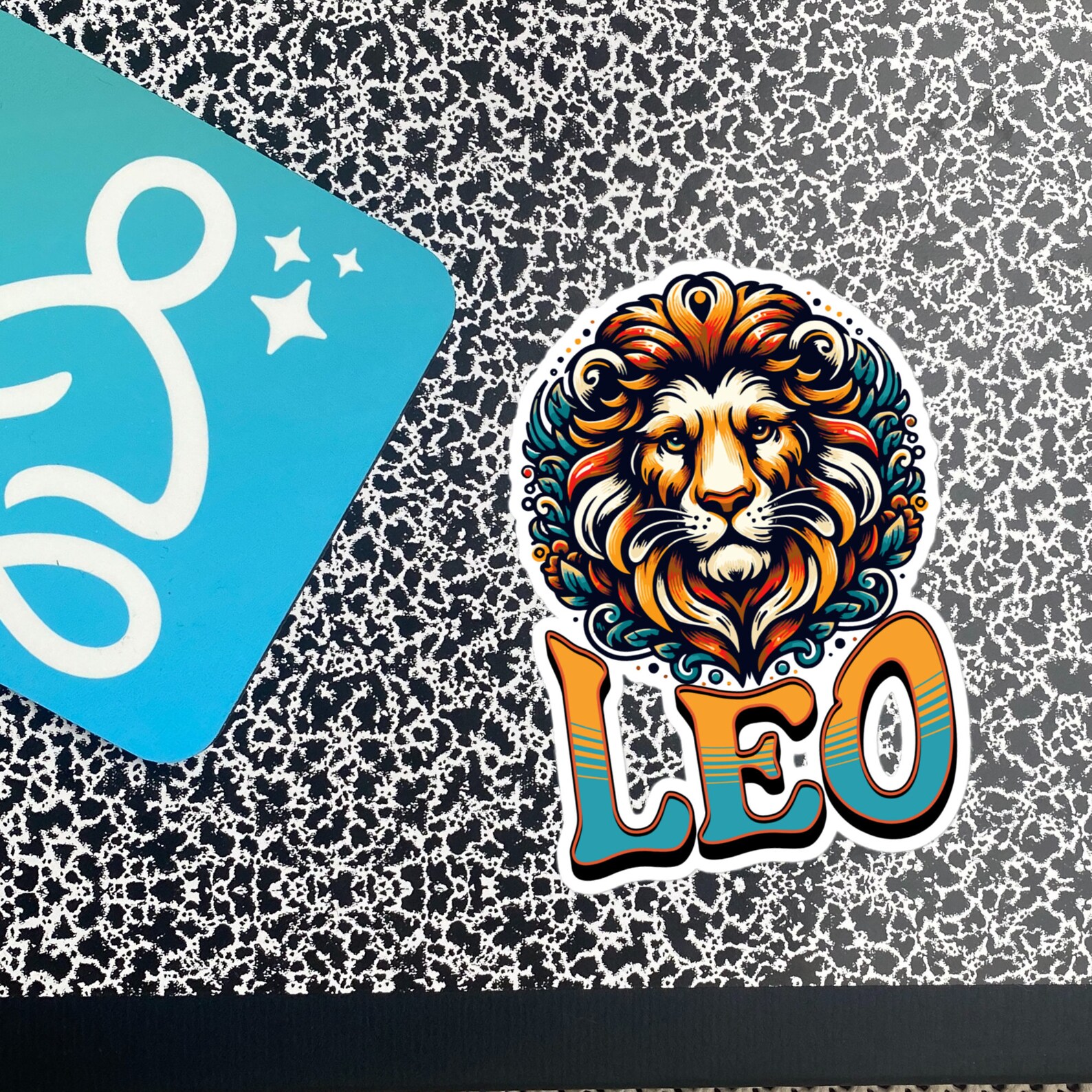 Leo Flash Sticker, Zodiac Sign Sticker, Horoscope Custom Leo Sticker ...