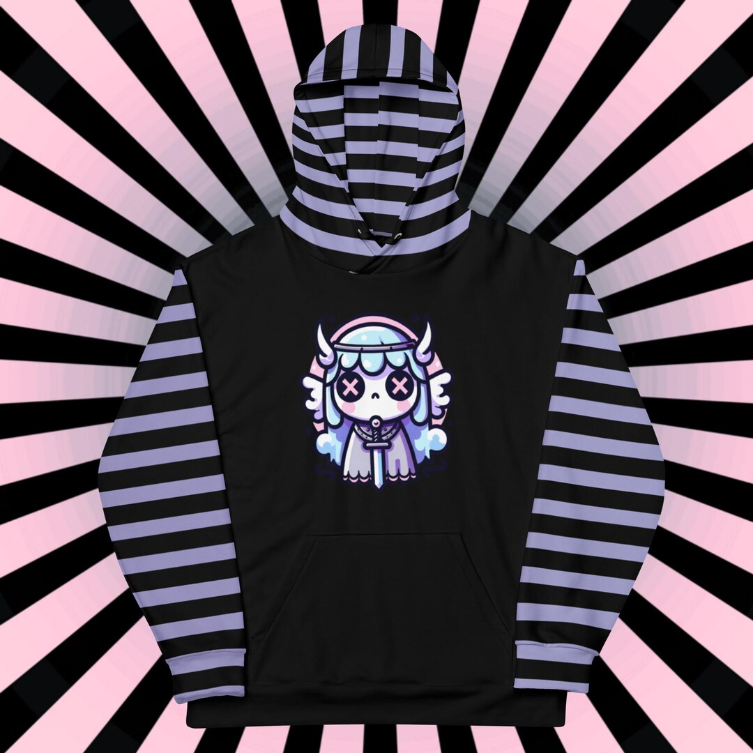 Weirdcore Asgard Valkyrie Y2K Unisex Hoodie Kidcore Pastel Goth Grunge ...