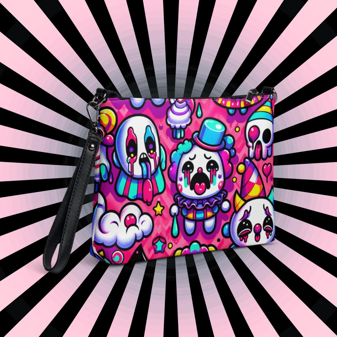 Neon Clowncore Punkrock Clowns Weirdcore Pastel Goth Grunge Bubble ...