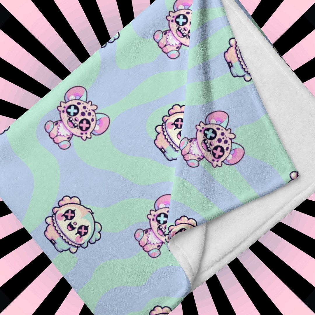 Creepy Cute Clowncore Weirdcore Hyena & Clown Friends Pattern Pastel ...