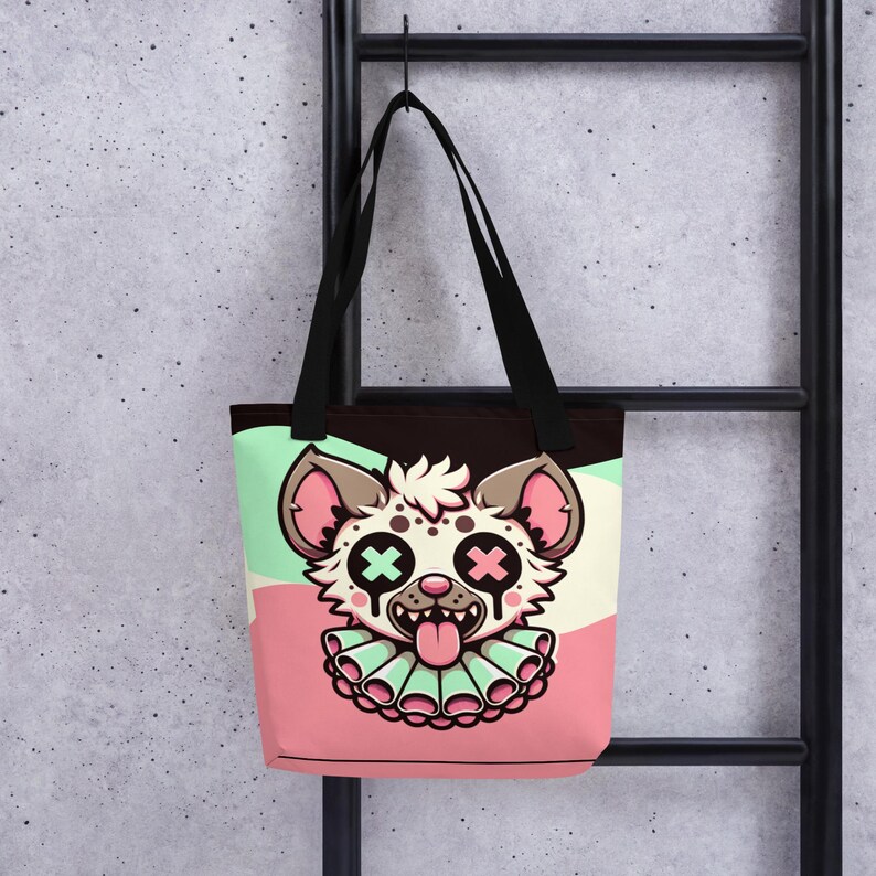 Pastel Goth Hyena Clown Tote Bag - Weirdcore Grunge Fashion - Etsy UK