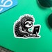 Punk Rock Sloth Sticker: Cyberpunk Steampunk Art - Etsy