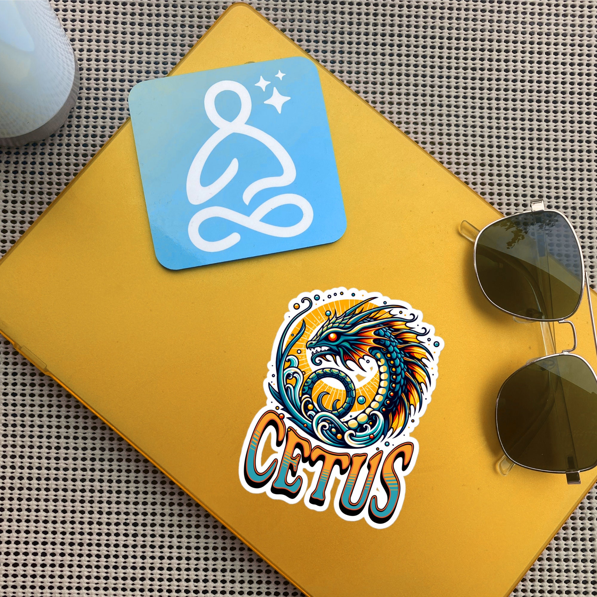 Cetus Flash Sticker, Zodiac Sign Sticker, Horoscope Custom Cetus ...