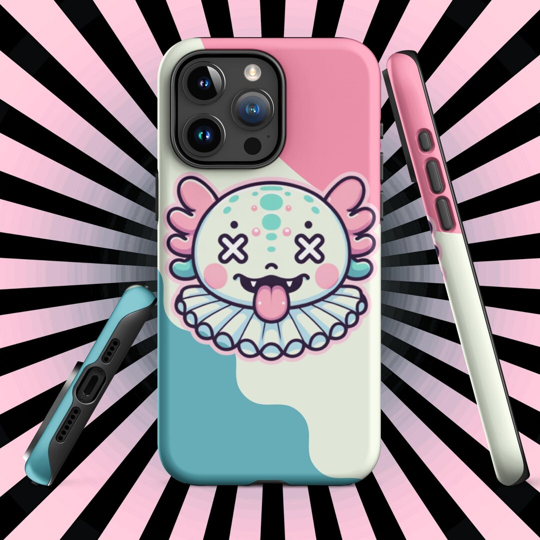 Weirdcore Creepy Cute Grunge Axolotl Clown Clowncore Tough Case for 11 ...