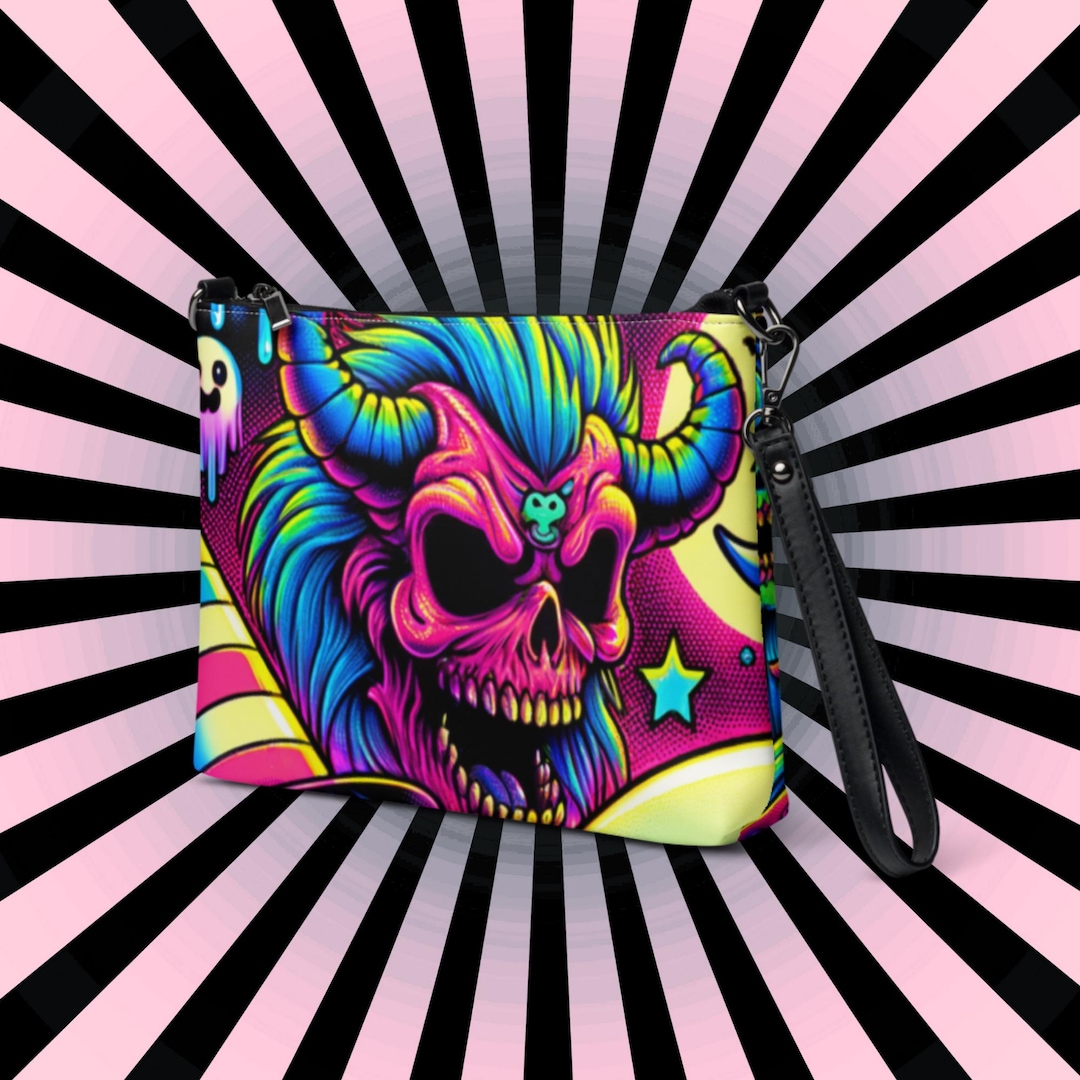 Neon Goth Horror Punkrock Clowncore Demon Skulls Weirdcore Pastel Goth ...