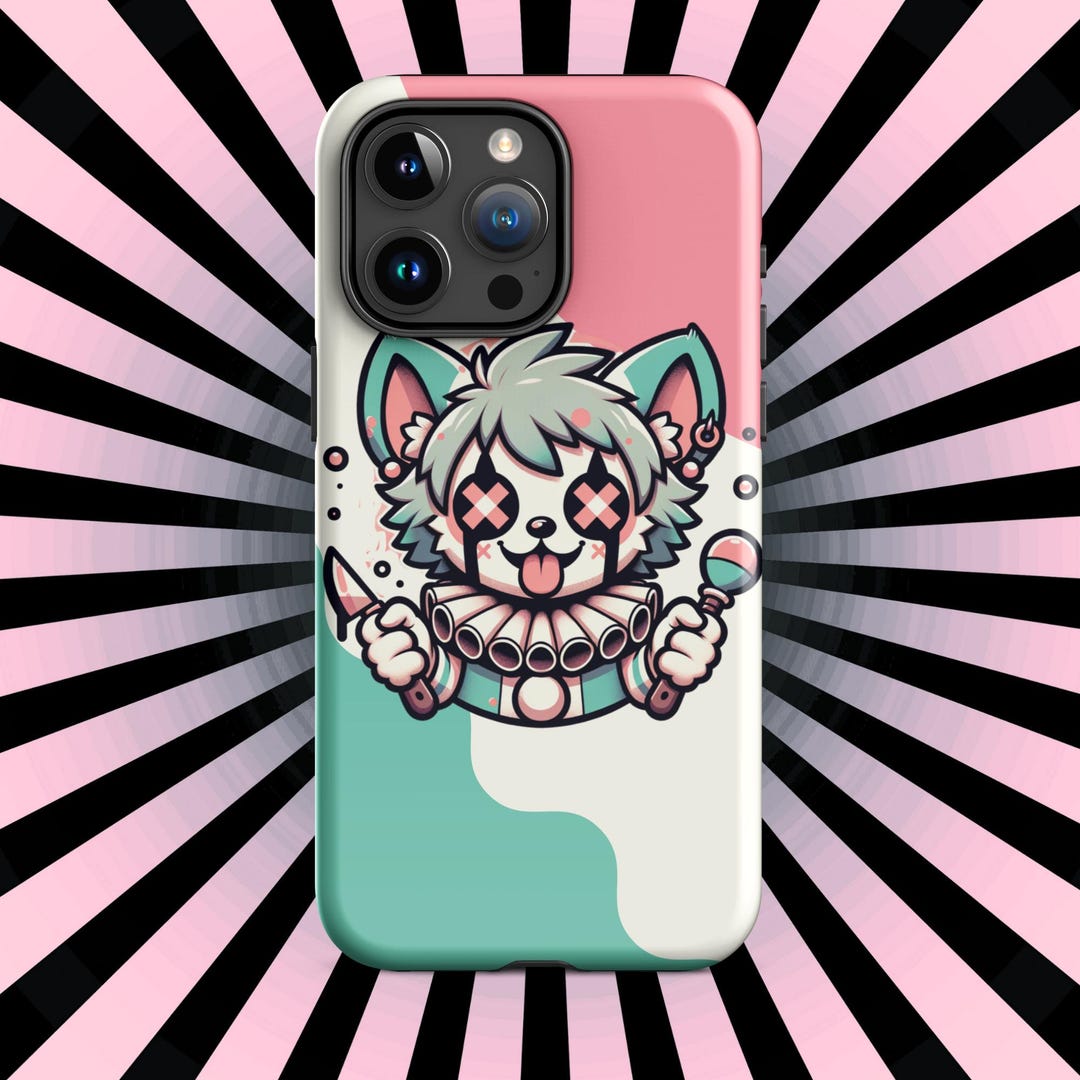 Creepy Cute Weirdcore Psycho Hyena Clown Clowncore Grunge Pastel Goth ...