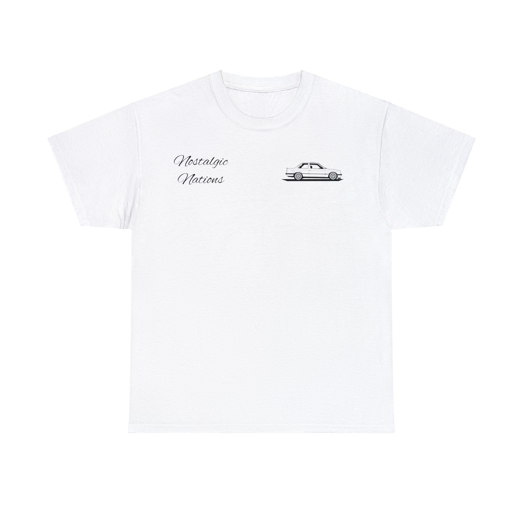 BMW E30 T-shirt, M3, 3 Series, 3er, Logo, Stylish and Nostalgic From ...