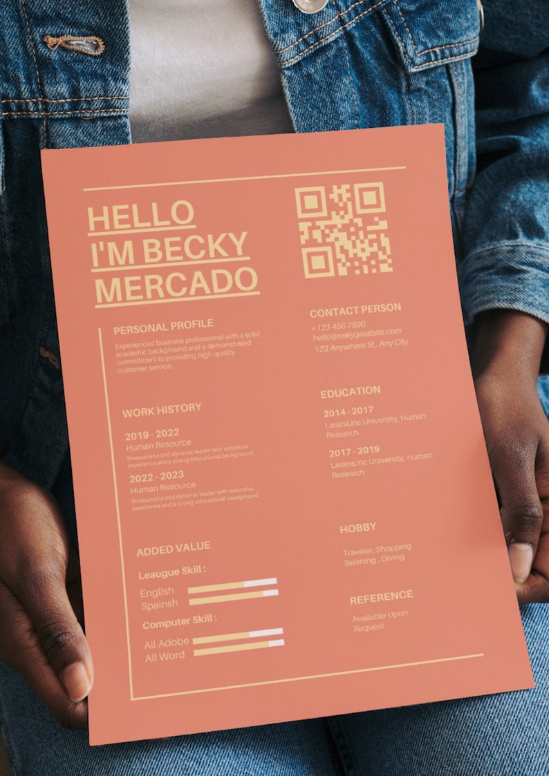 Resume Template, Cv Design Canva and Illustrator, Best Cv Resume Layout ...