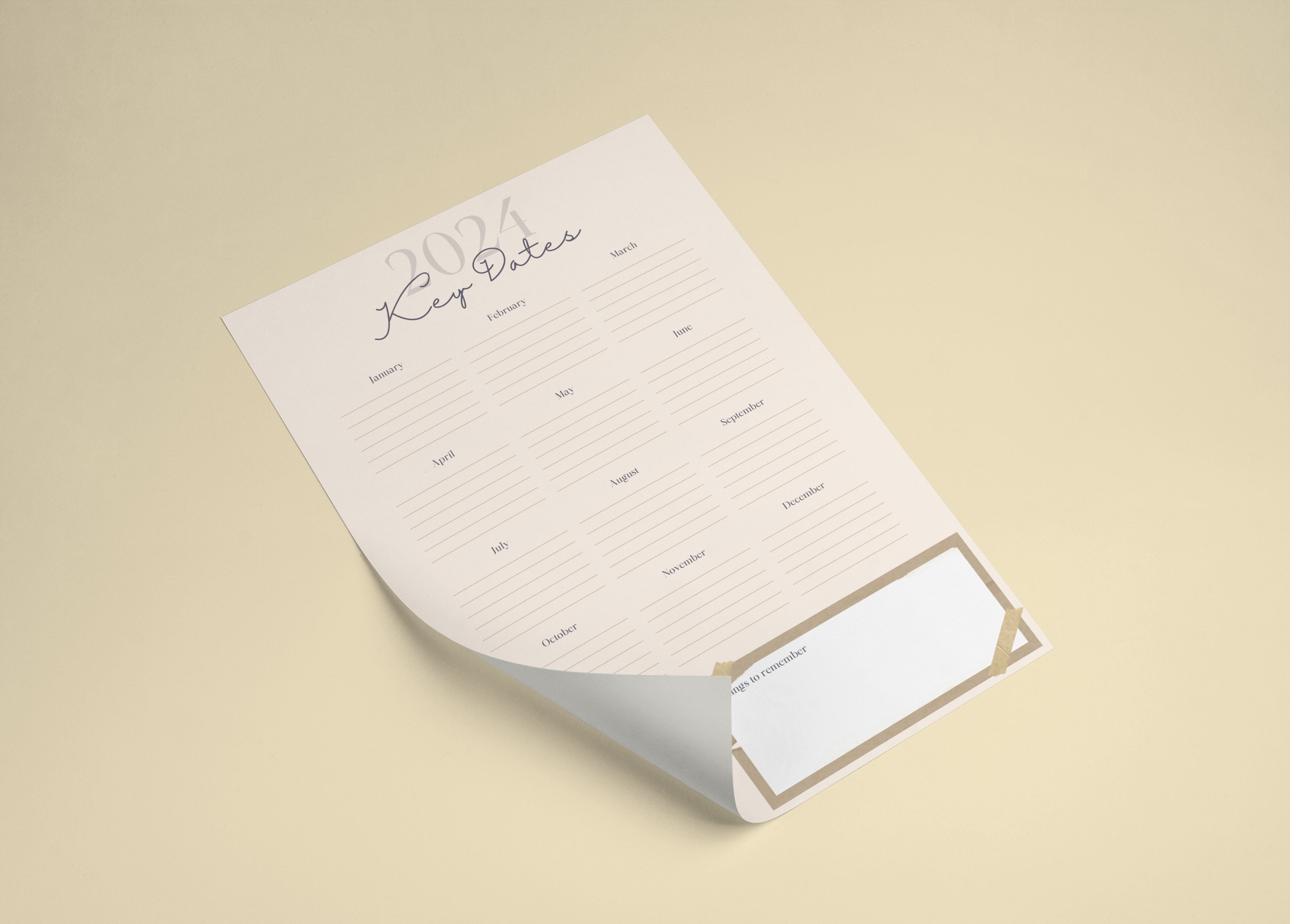 Yearly Mastermind: Your Ultimate Key Dates Planner Stay Ahead ...