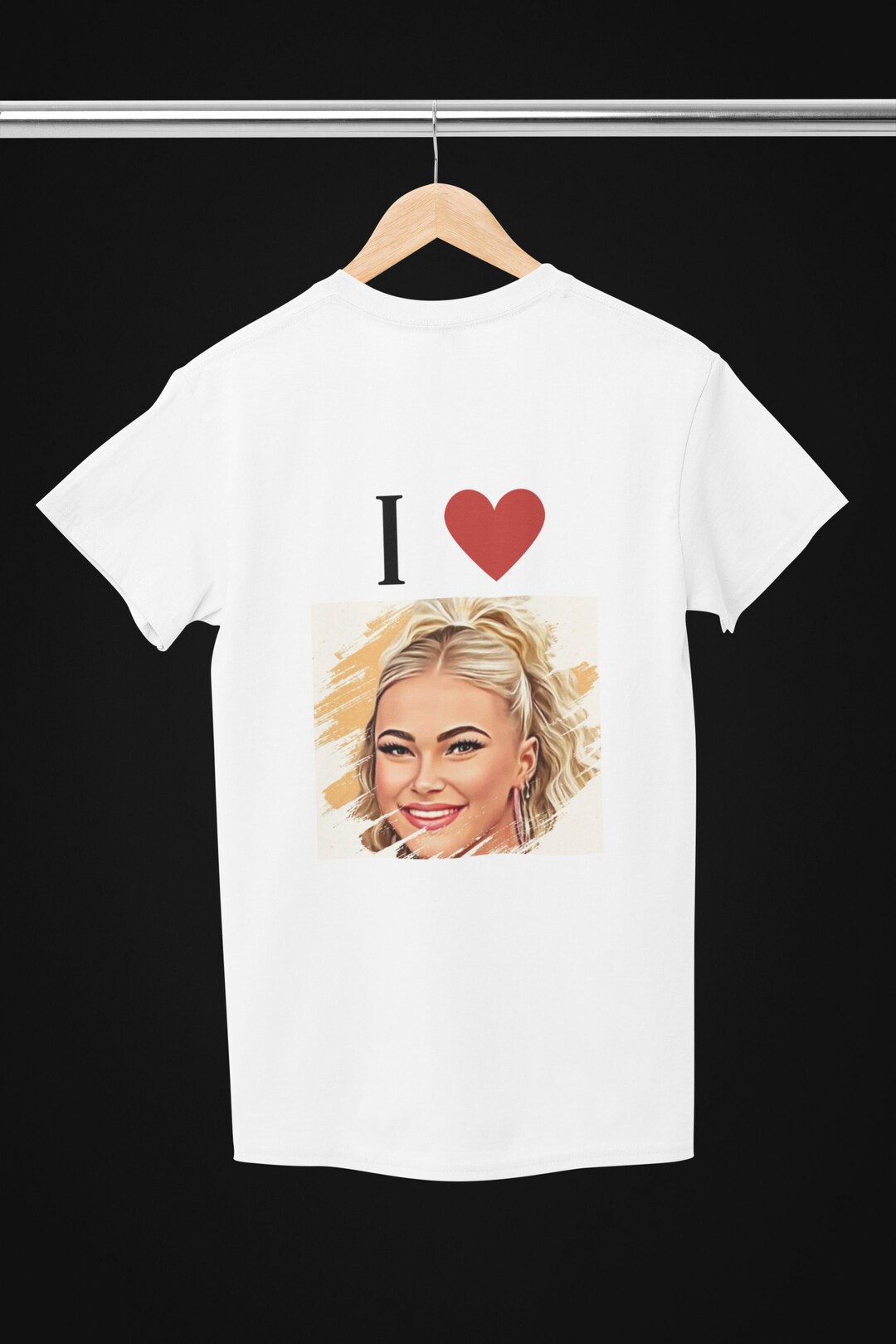 I Love Rylee Arnold Dancing With the Stars Unisex Jersey White Short ...