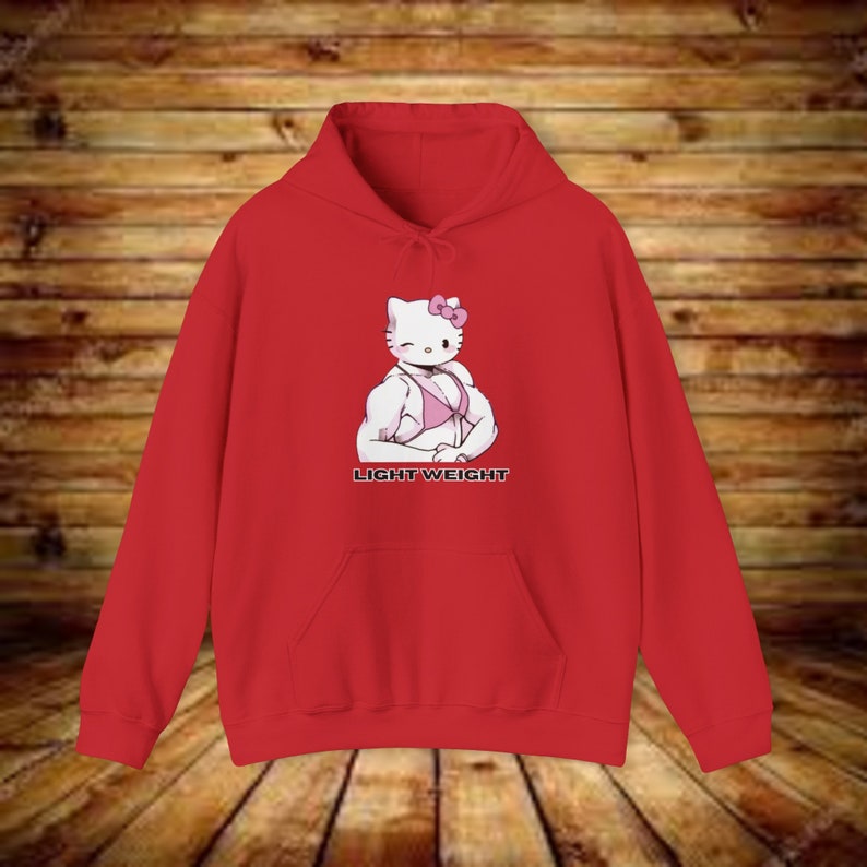 Hello Kitty Buff Bodybuilder Workout Gym Bulking Protein Powder Lifting ...