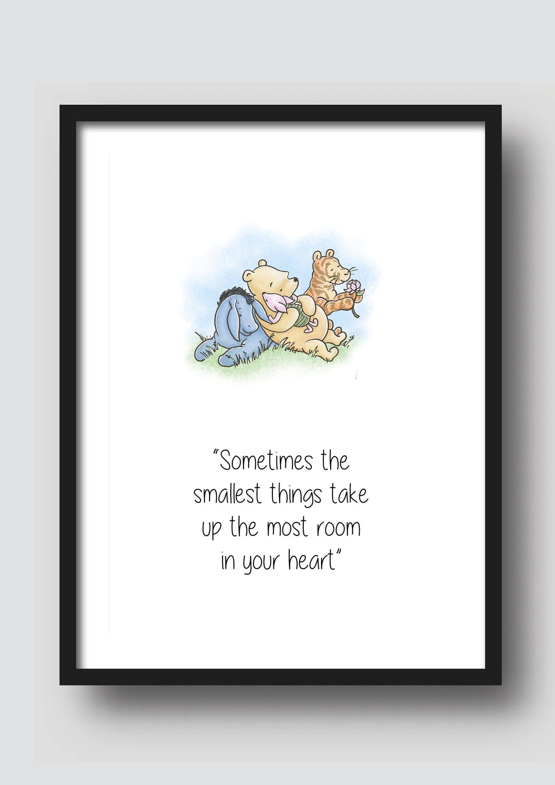 Printable Winnie the Pooh Poster A4 Print off at Home Instant Download ...
