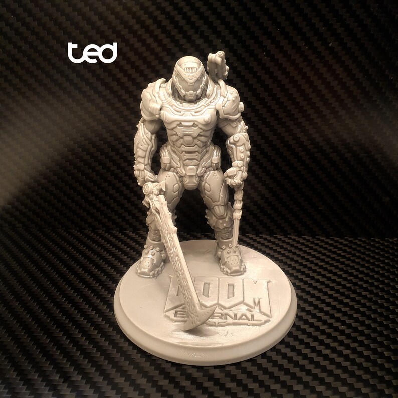 Doom Guy Doom Slayer Doom Eternal 75mm Miniature Resin Model - Etsy