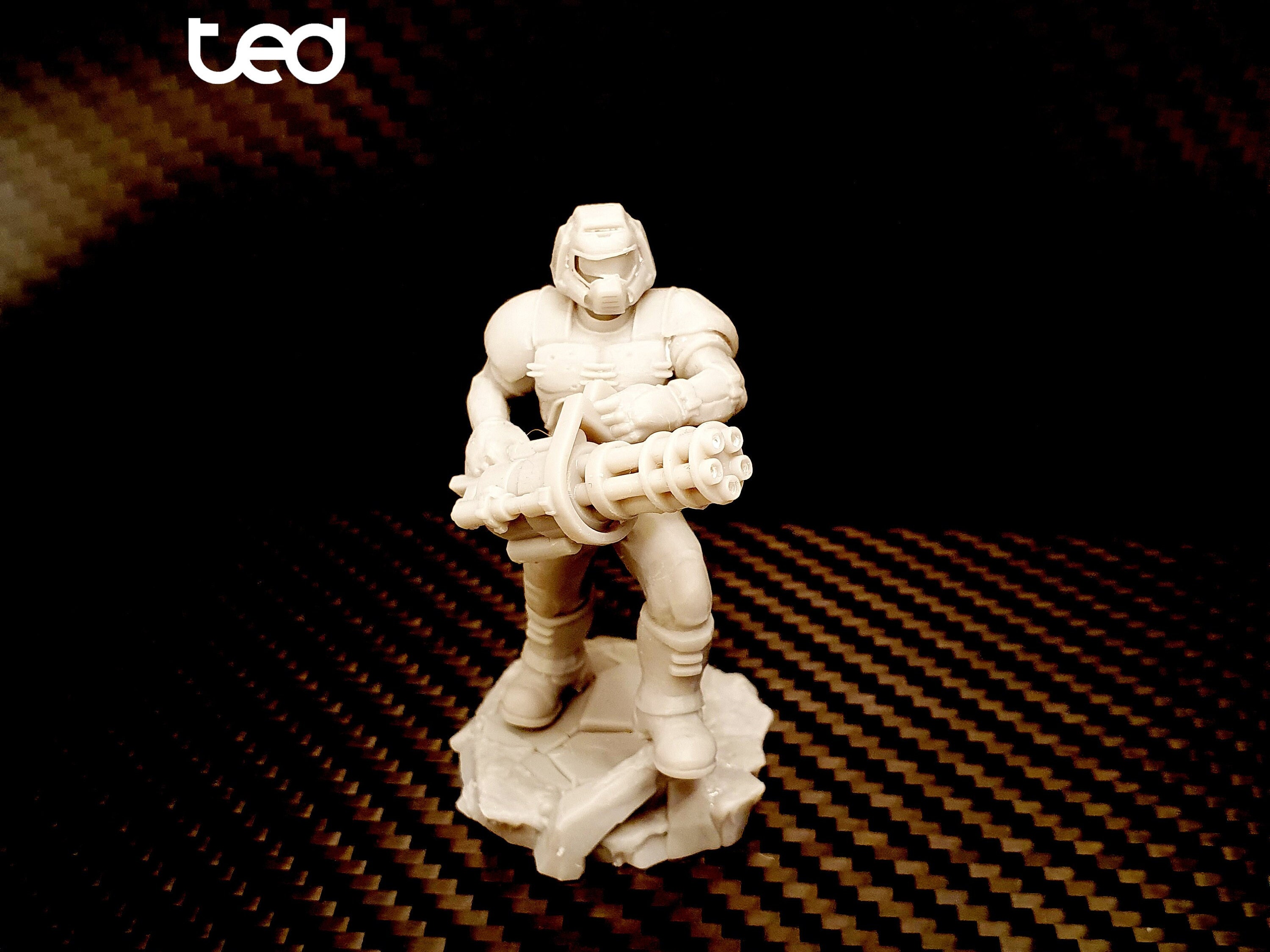 Doom Guy Doom Slayer Miniature Resin Model - Etsy