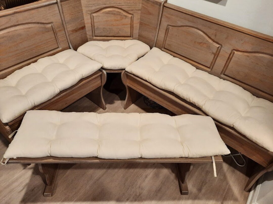 4 Piece Nook Cushions Set Ties on Single Cushion Only - Etsy