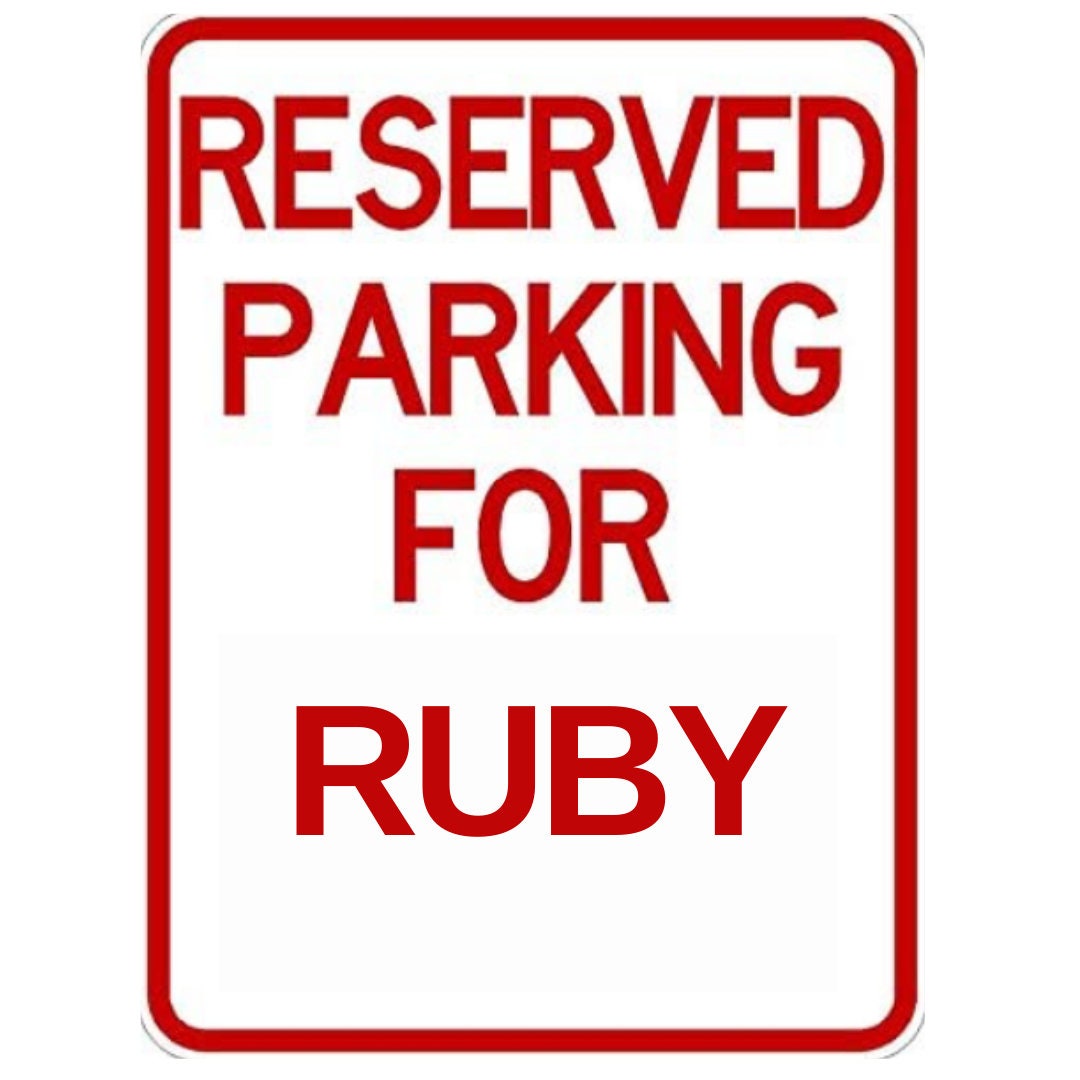Custom 9x12 Indoor and Outdoor Reserve Parking Signs - Etsy