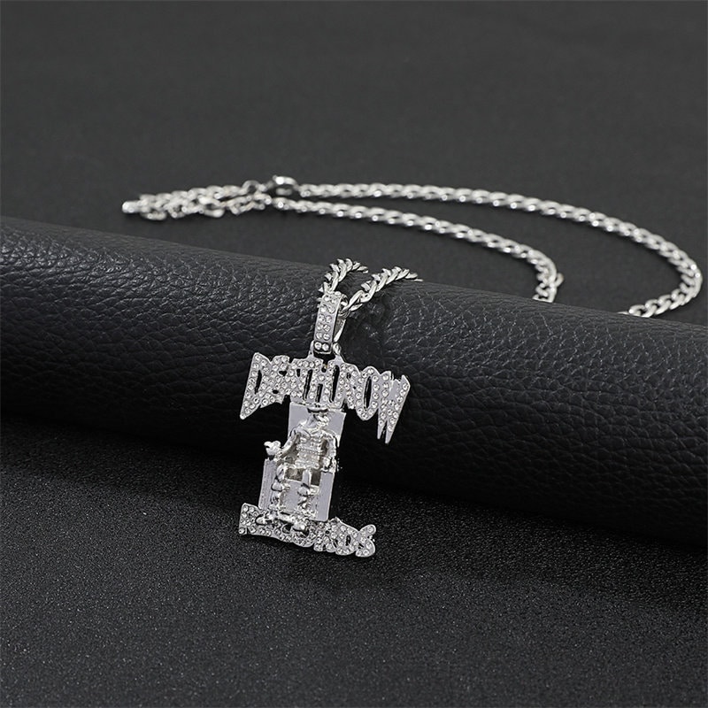Death Row Records Chain Necklace Hip-hop Pendant 2pac Tupac Snoop Dogg ...