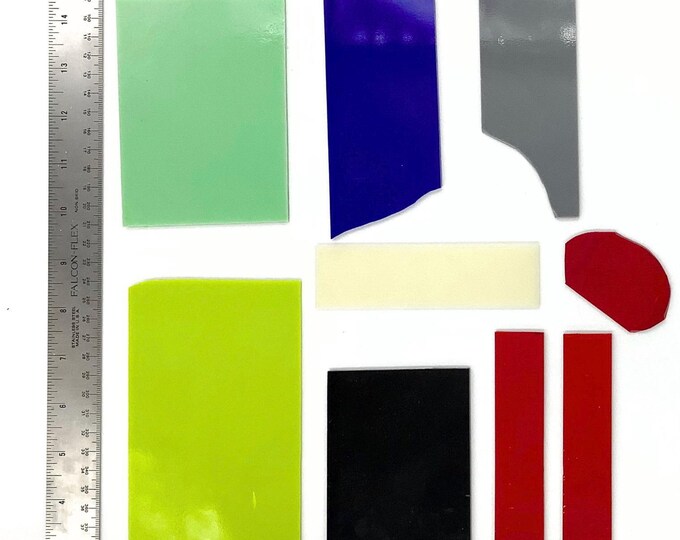 Fusible Scrap Glass, 96 COE, Opaque Color Mix Glass of Your Choice, 1 ...